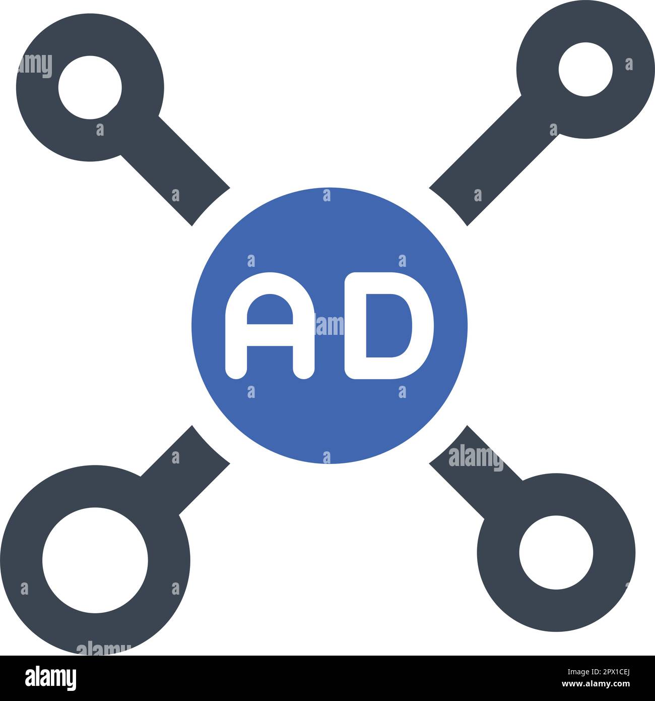 Ads spread direction icon Stock Vector Image & Art - Alamy