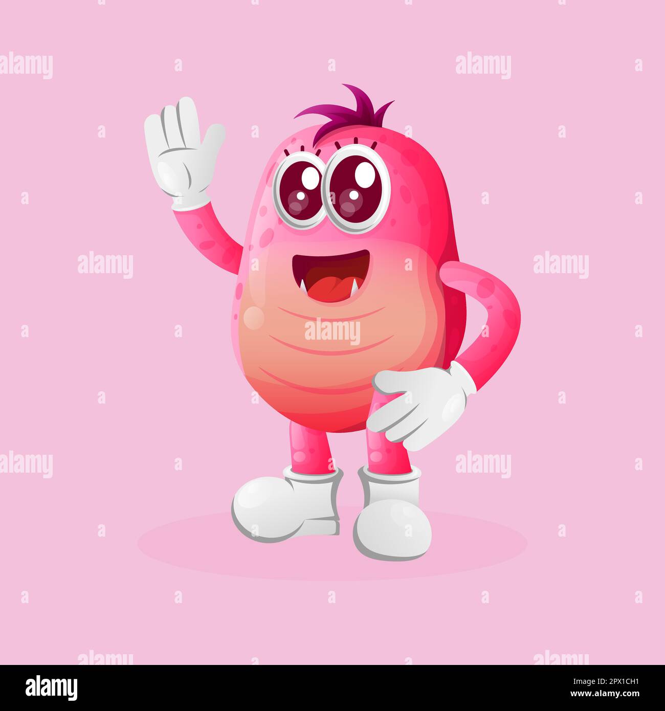 Waving goodbye Stock Vector Images - Alamy