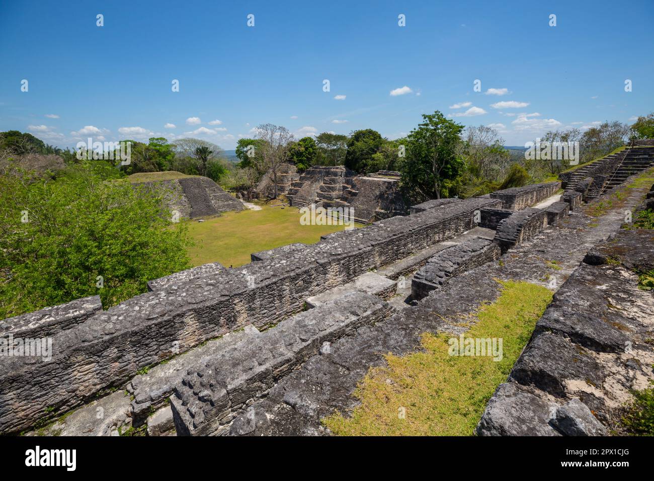 Xunantunich Maya ruins in Belize Stock Photo - Alamy