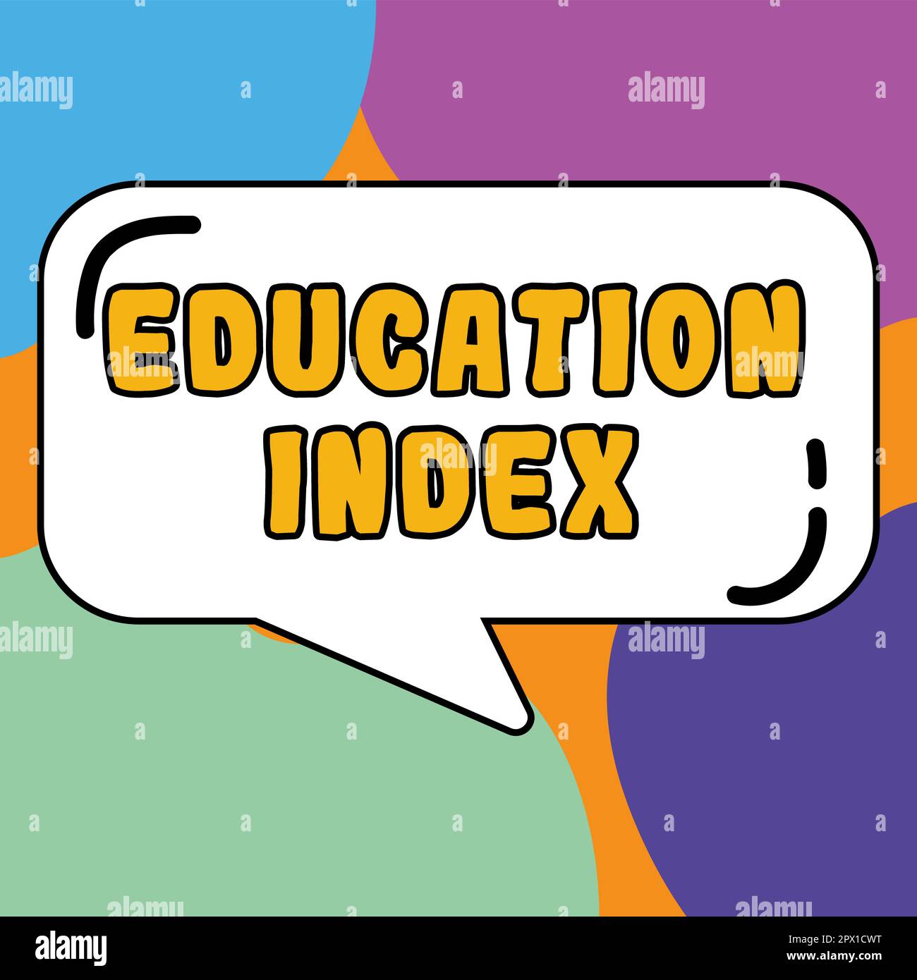 Text showing inspiration Education Index, Business concept aiming to ...
