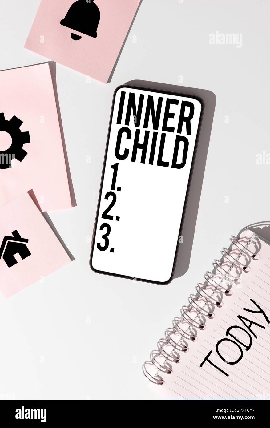 Text caption presenting Inner Child, Concept meaning the childlike ...