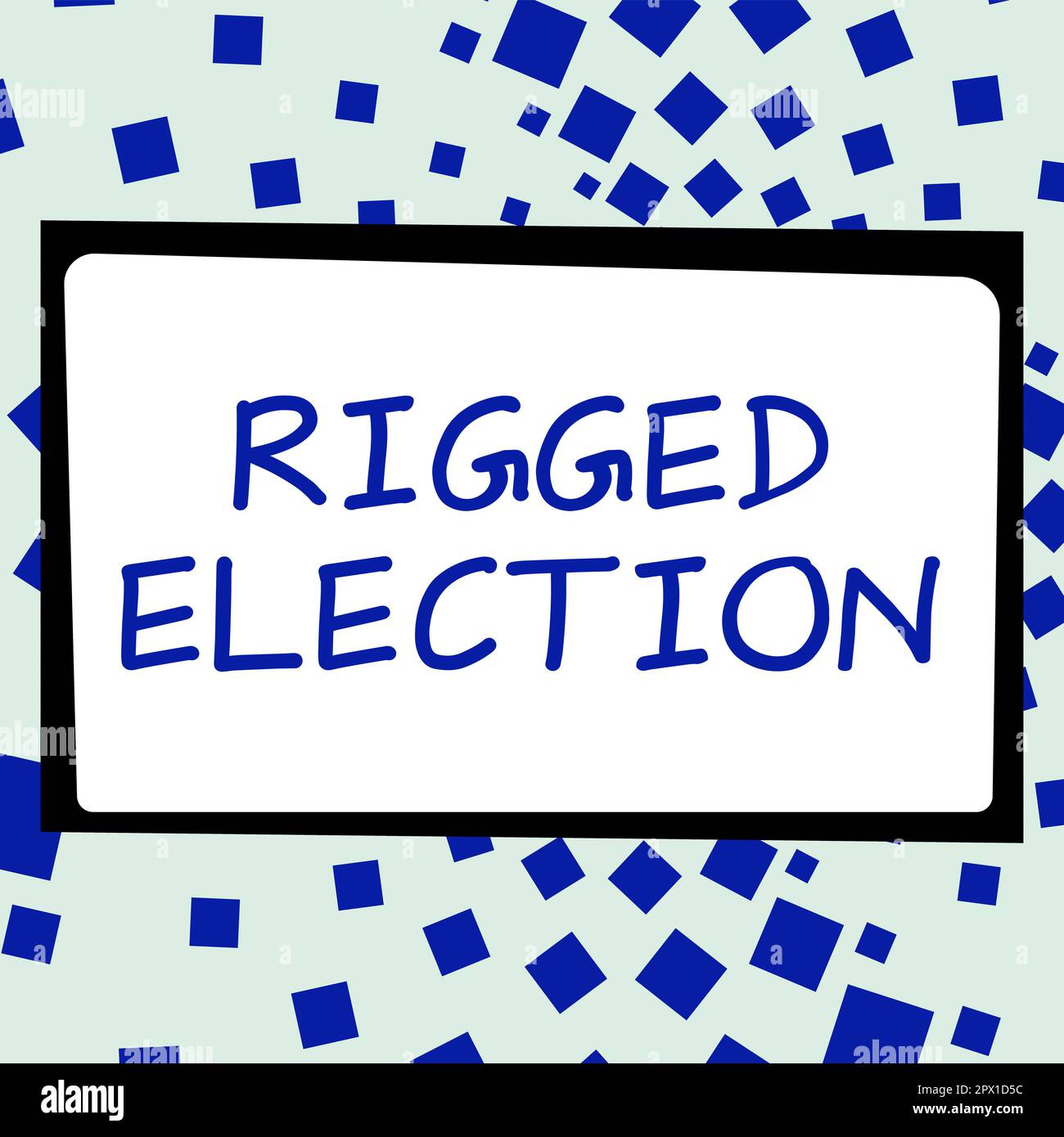 Hand writing sign Rigged Election, Business showcase Manage drilling ...