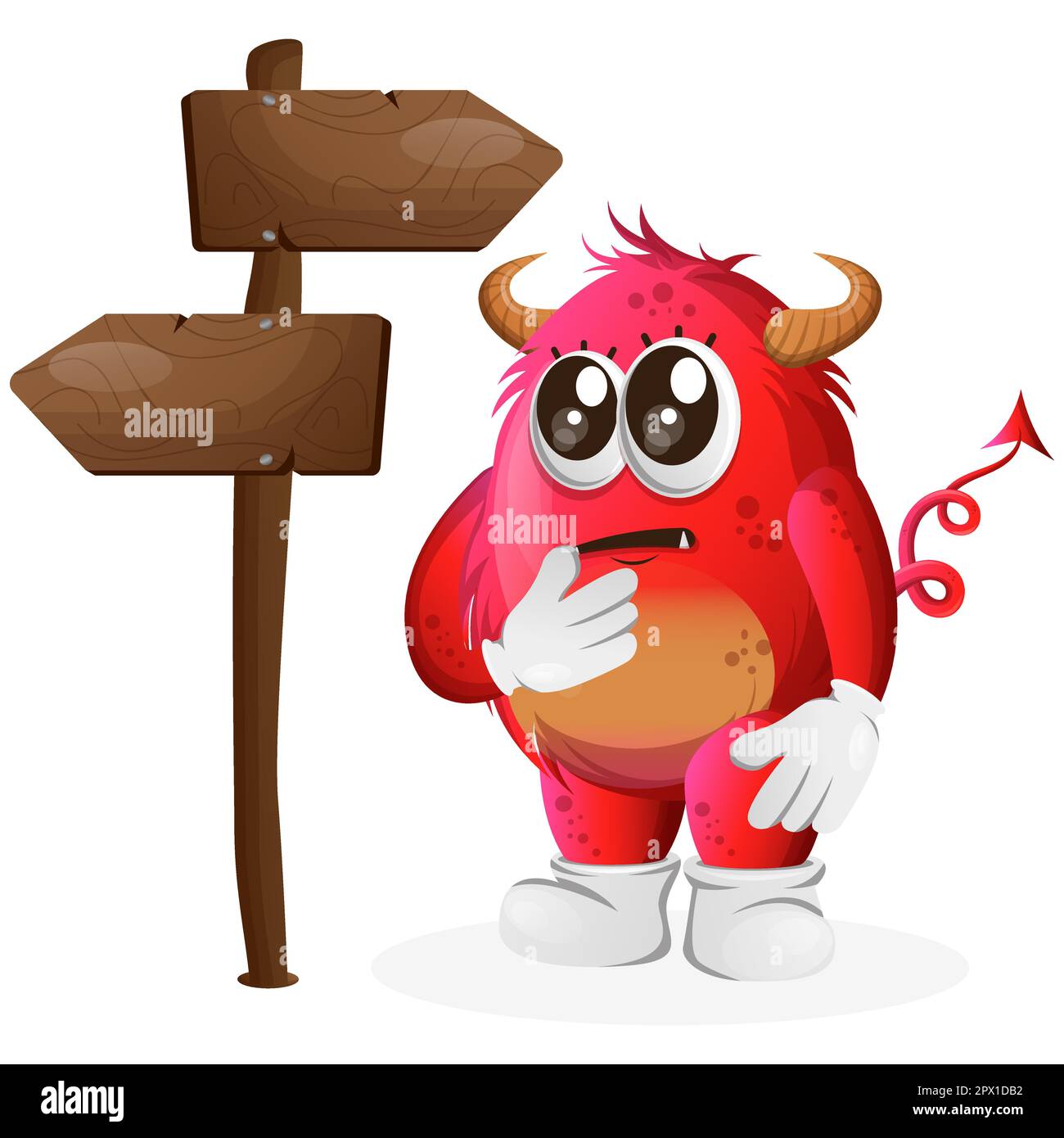 Clipart Making A Decision Cartoon