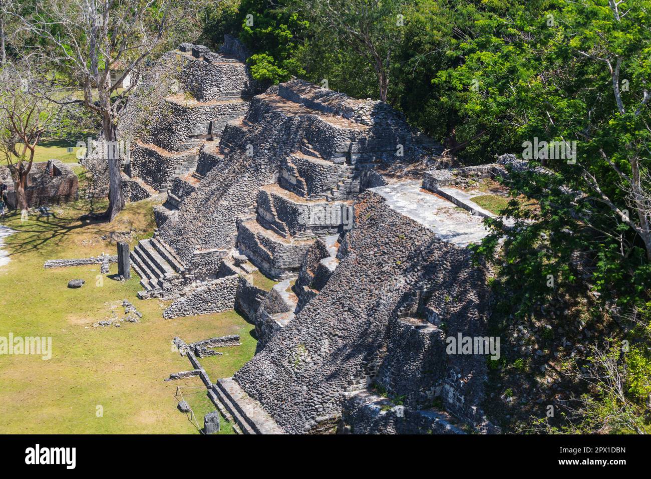 Xunantunich Maya ruins in Belize Stock Photo - Alamy