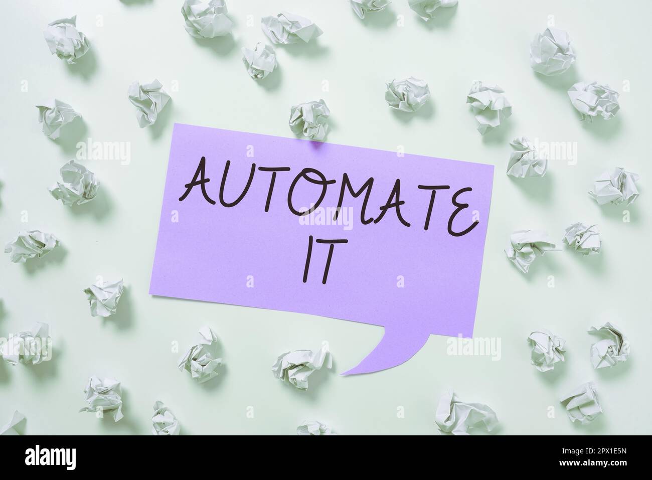 Conceptual display Automate It, Business approach convert process or ...