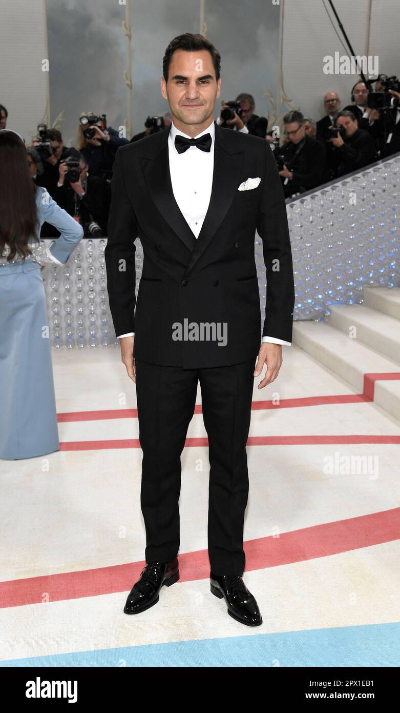 Roger Federer attends The Metropolitan Museum of Art's Costume ...