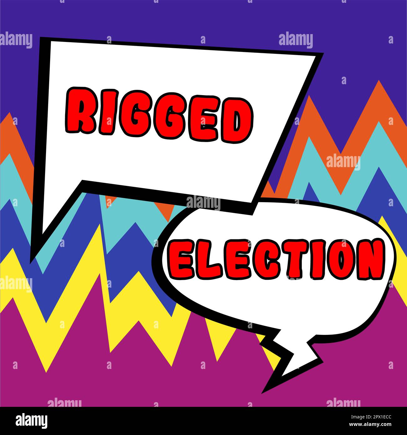 Handwriting text Rigged Election, Business approach Manage drilling ...