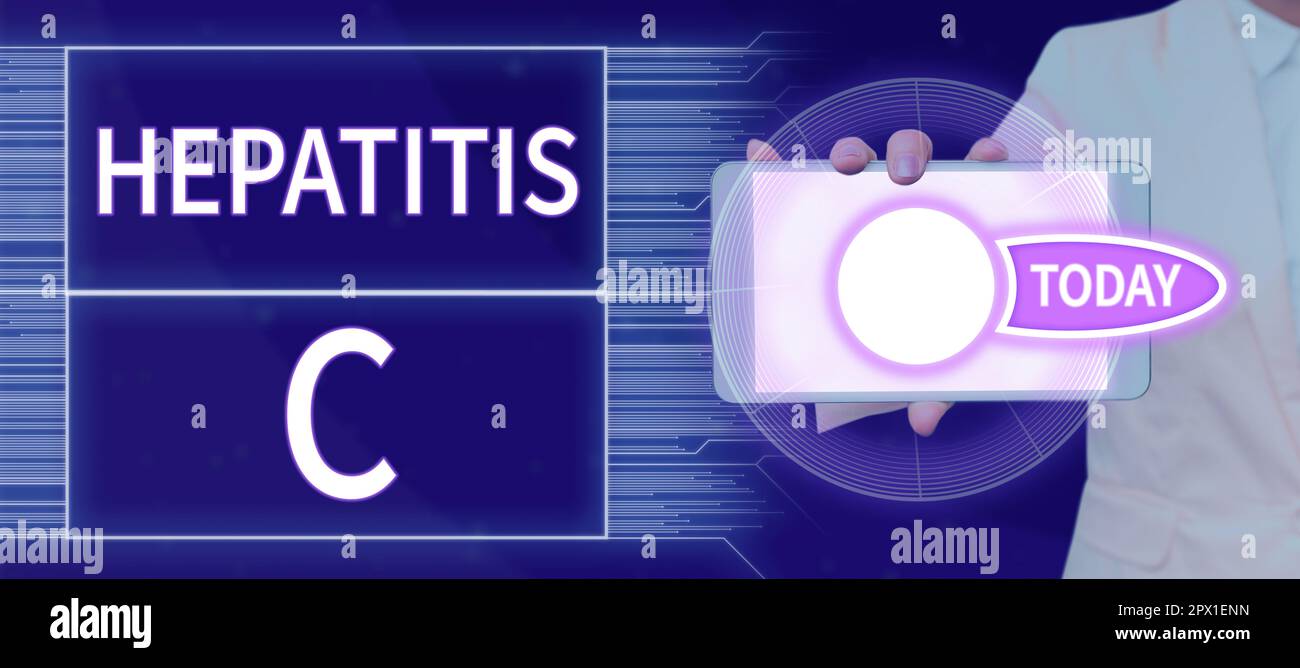 Inspiration showing sign Hepatitis C, Conceptual photo Inflammation of ...