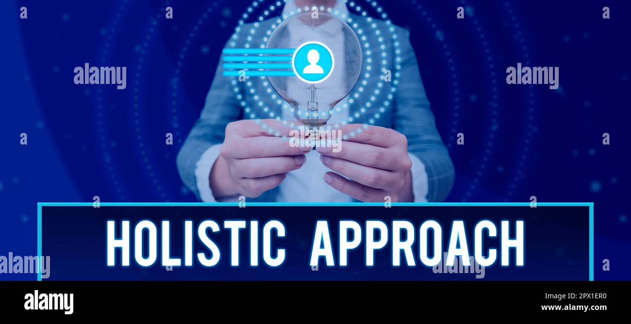 Writing Displaying Text Holistic Approach Word Written On Characterized Belief That Parts