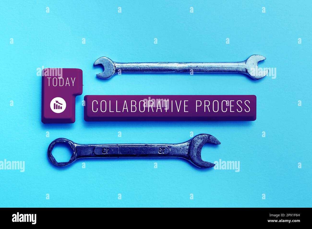 Inspiration Showing Sign Collaborative Process Word Written On People