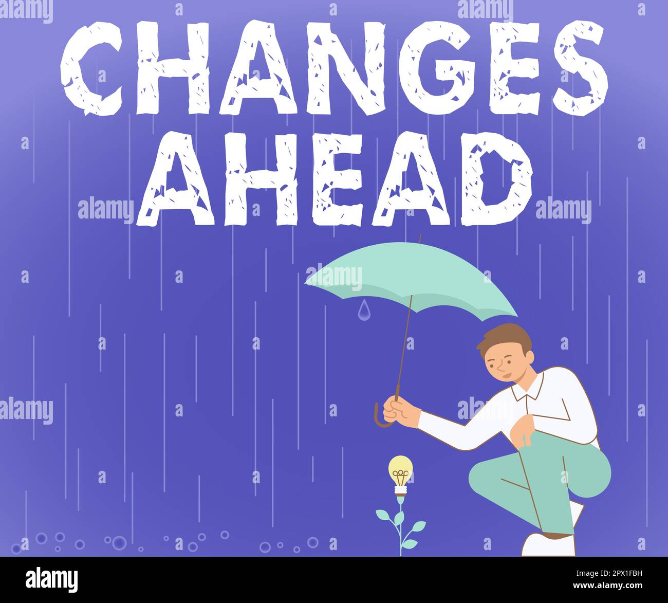 Inspiration showing sign Changes Ahead, Concept meaning to replace with ...