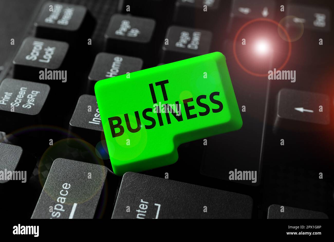 Sign displaying It Business, Word for organization uses information ...