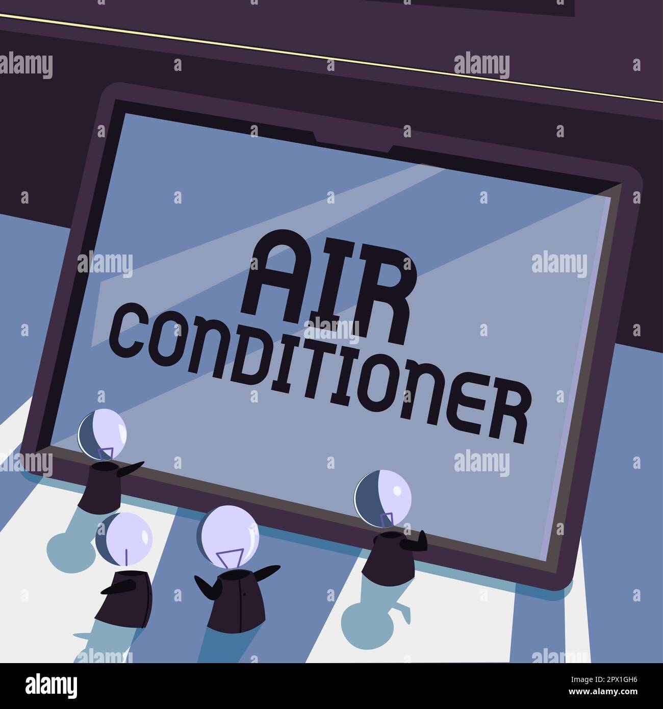 Handwriting text Air Conditioner, Business approach apparatus for ...