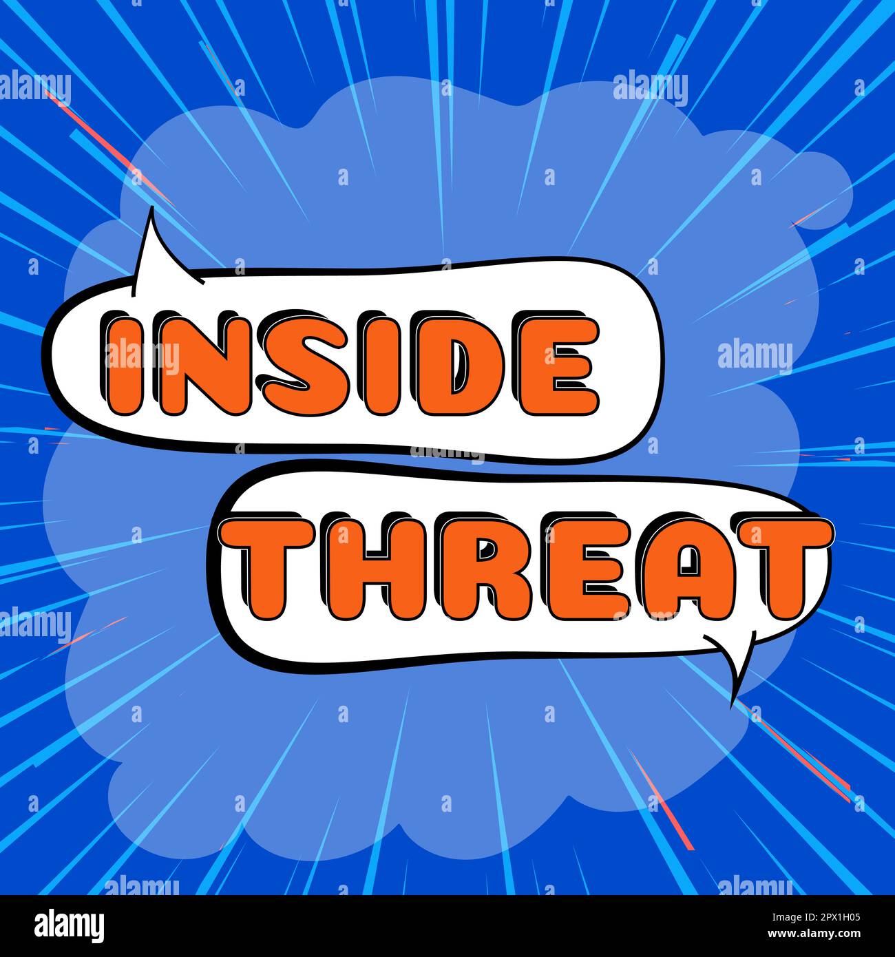 Hand writing sign Inside Threat, Business concept Information that only ...