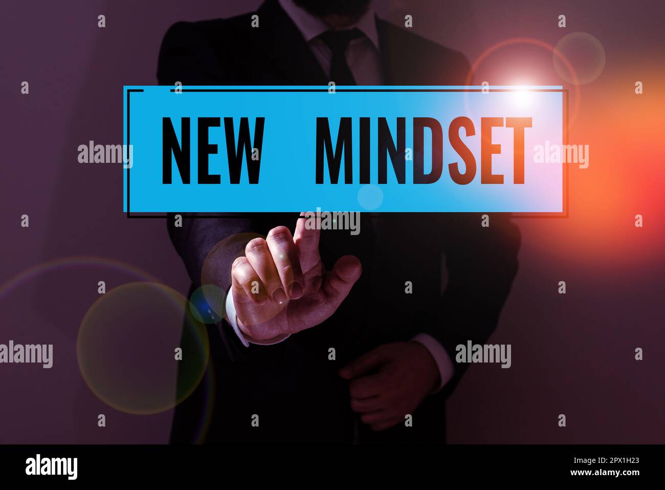 Sign displaying New Mindset, Internet Concept Mental attitude or ...
