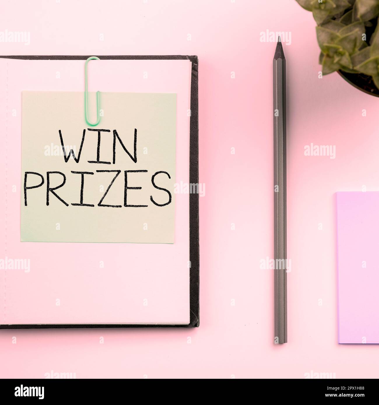 Hand writing sign Win Prizes, Business idea something given for victory ...