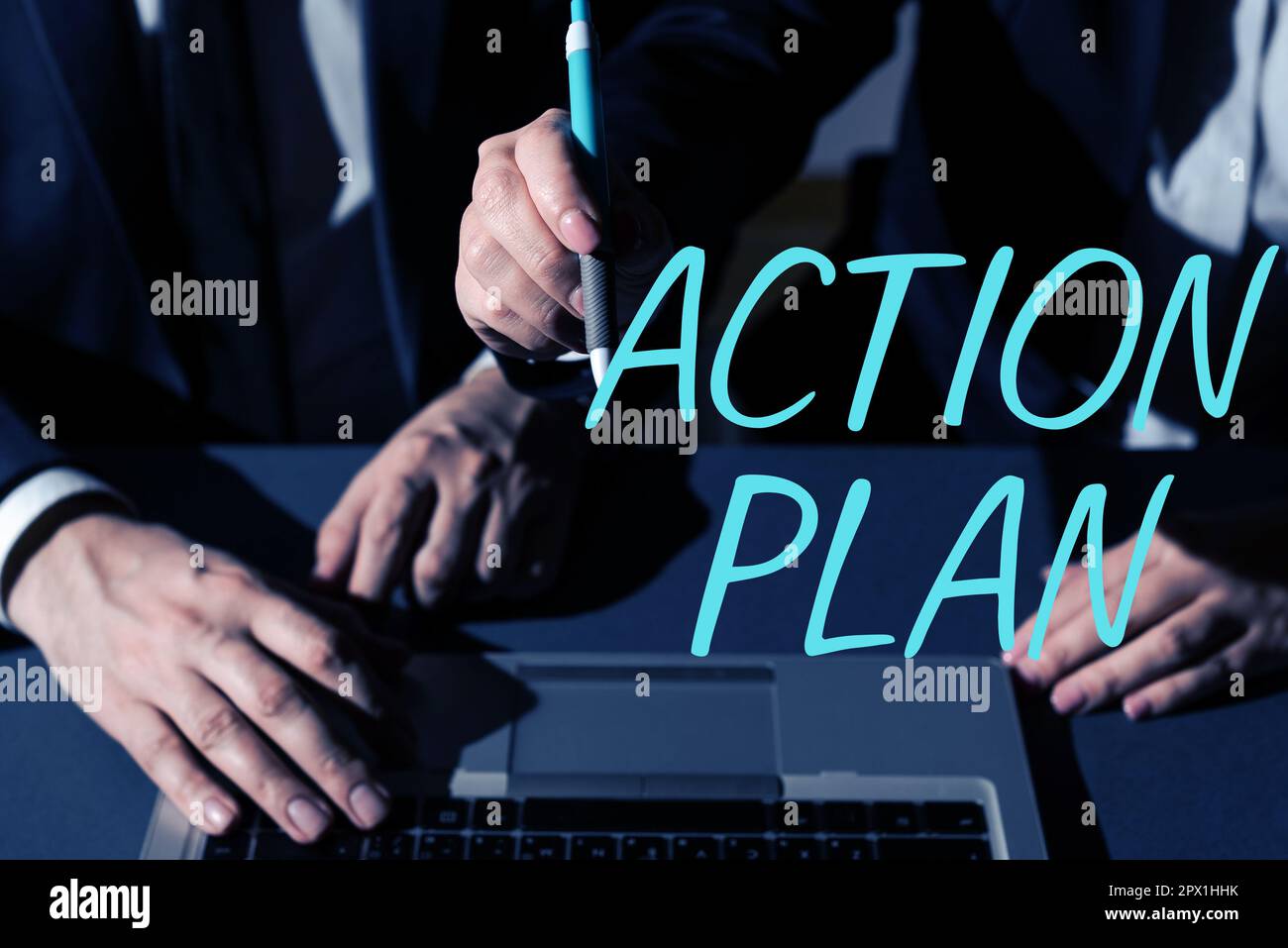 Text showing inspiration Action Plan, Word Written on list of things or ...