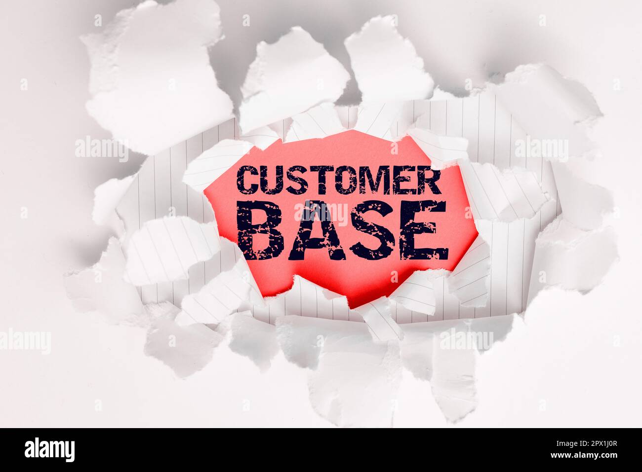 Hand writing sign Customer Base, Business concept encourage customers ...