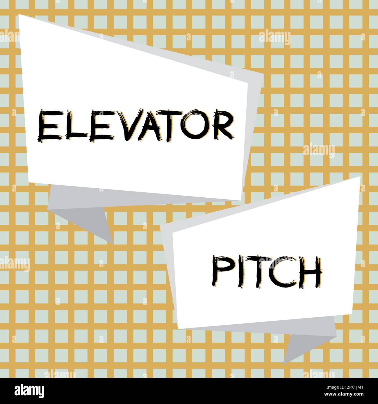 Text sign showing Elevator Pitch, Word Written on A persuasive sales ...