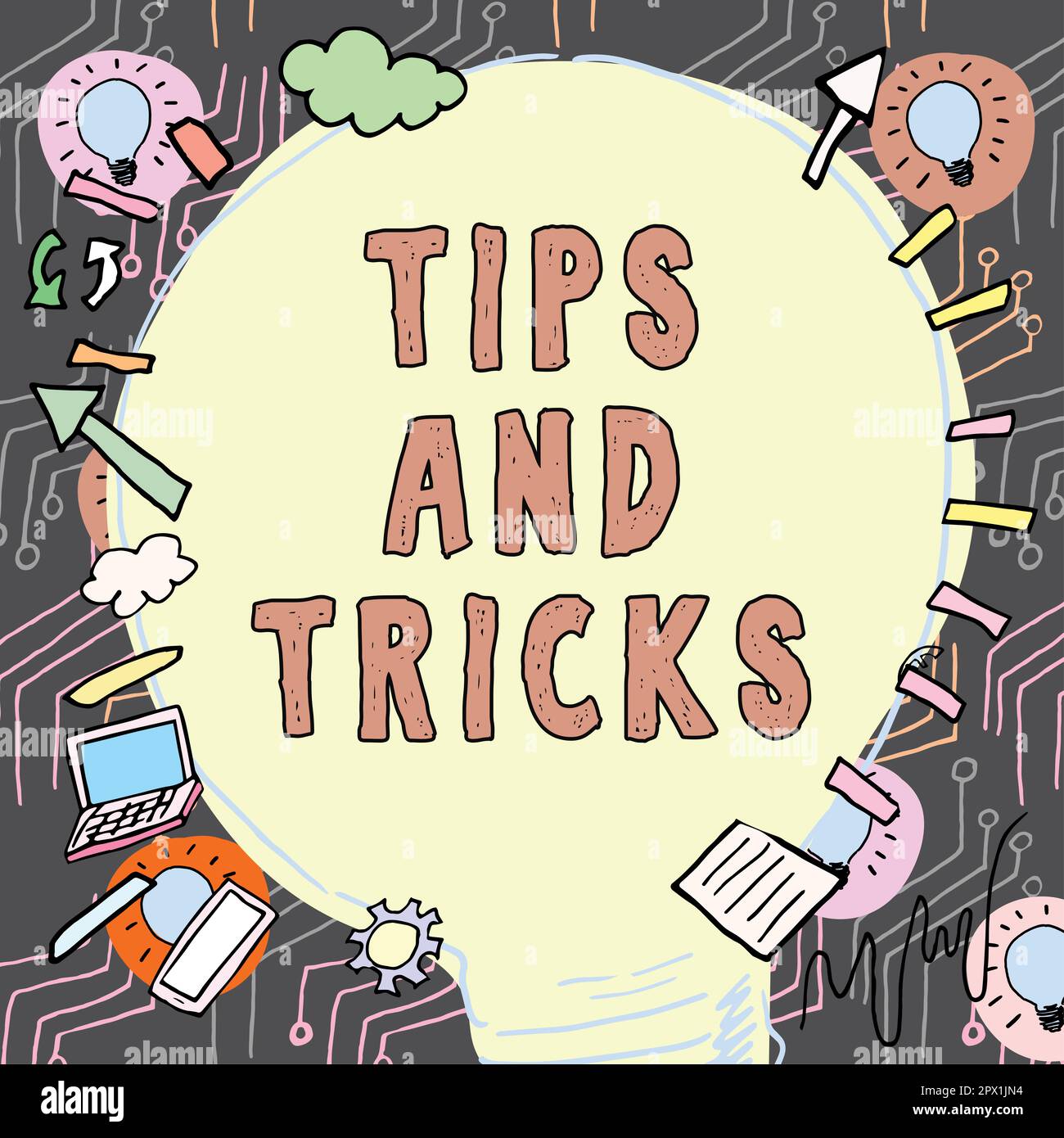 Text caption presenting Tips And Tricks, Internet Concept helpful ... Text caption presenting Tips And Tricks, Internet Concept helpful ...