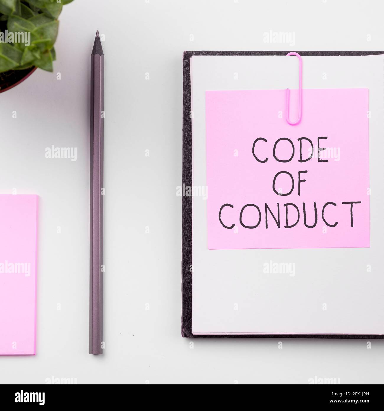 Hand Writing Sign Code Of Conduct Business Approach Ethics Rules Moral