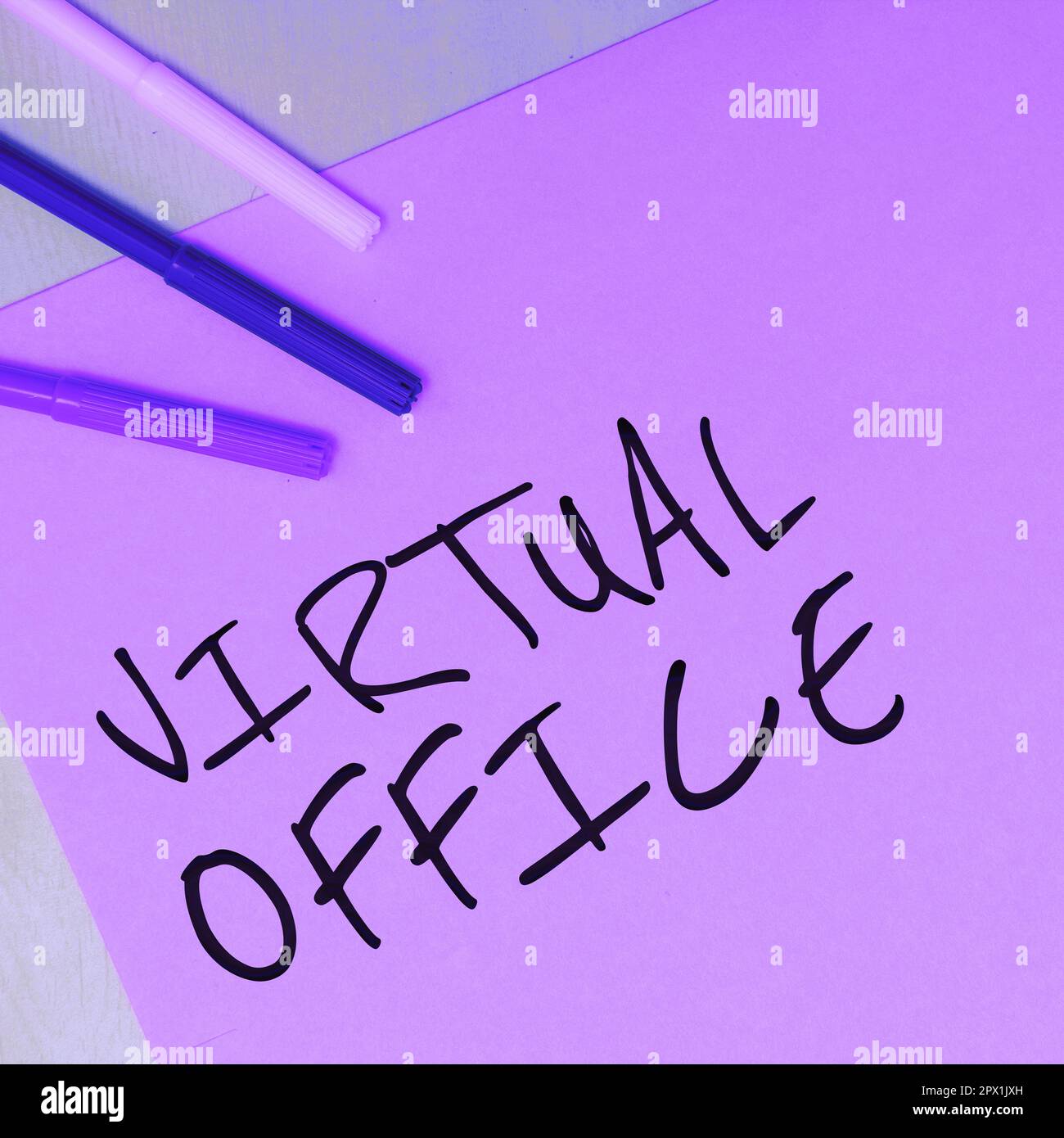 Inspiration showing sign Virtual Office, Conceptual photo Mobile work ...