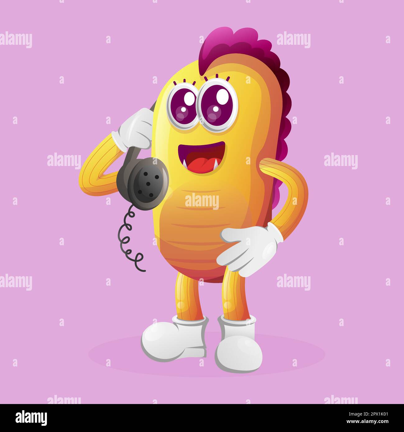 Answering smile Stock Vector Images - Alamy