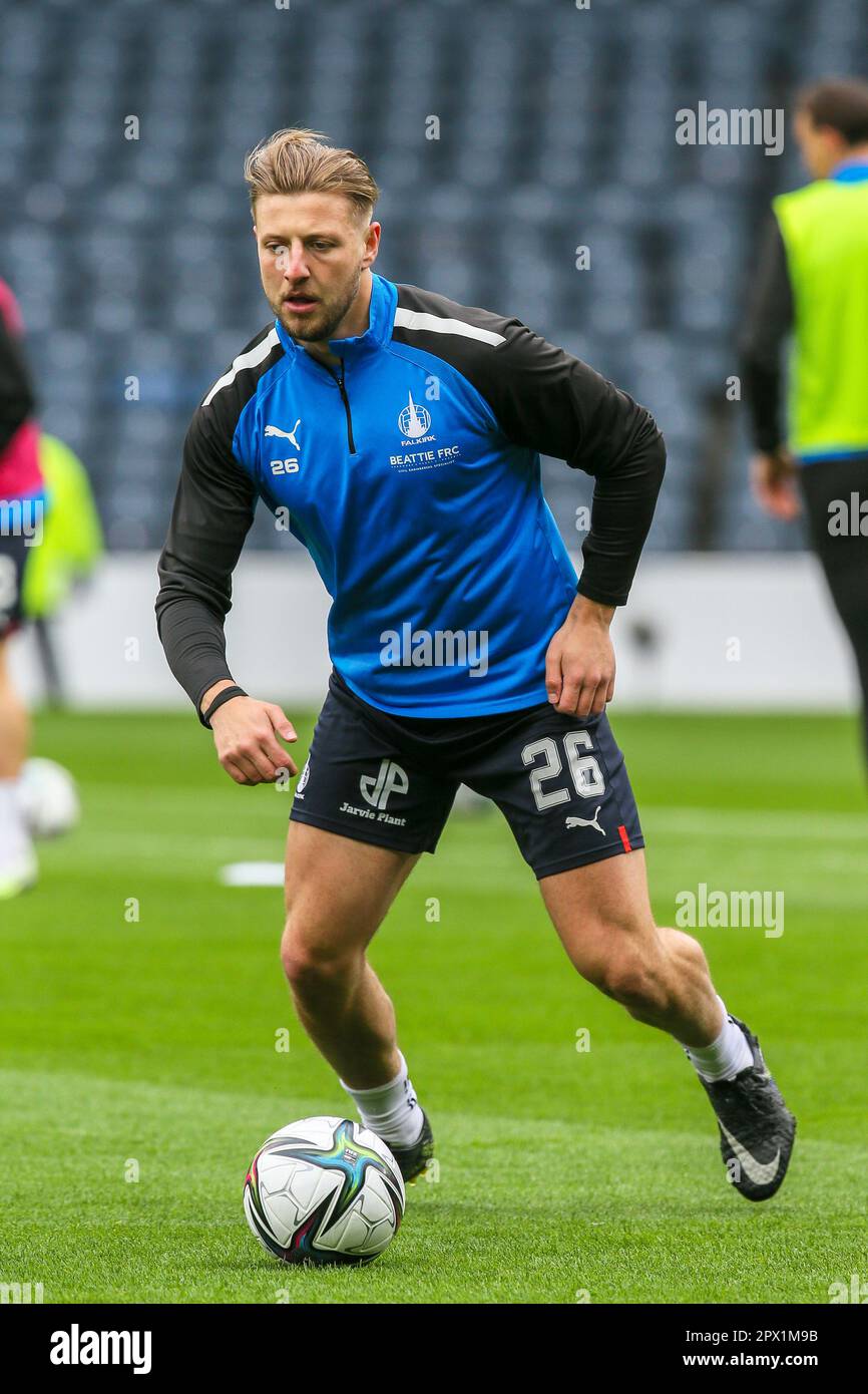 sean mackie, professional football player, with Falkirk FC, during a ...