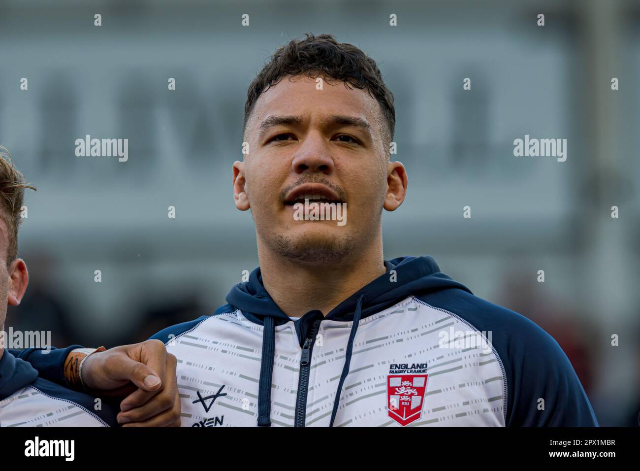 Halliwell Jones Stadium, Warrington, England. 29th April 2023. England ... Halliwell Jones Stadium, Warrington, England. 29th April 2023. England ...