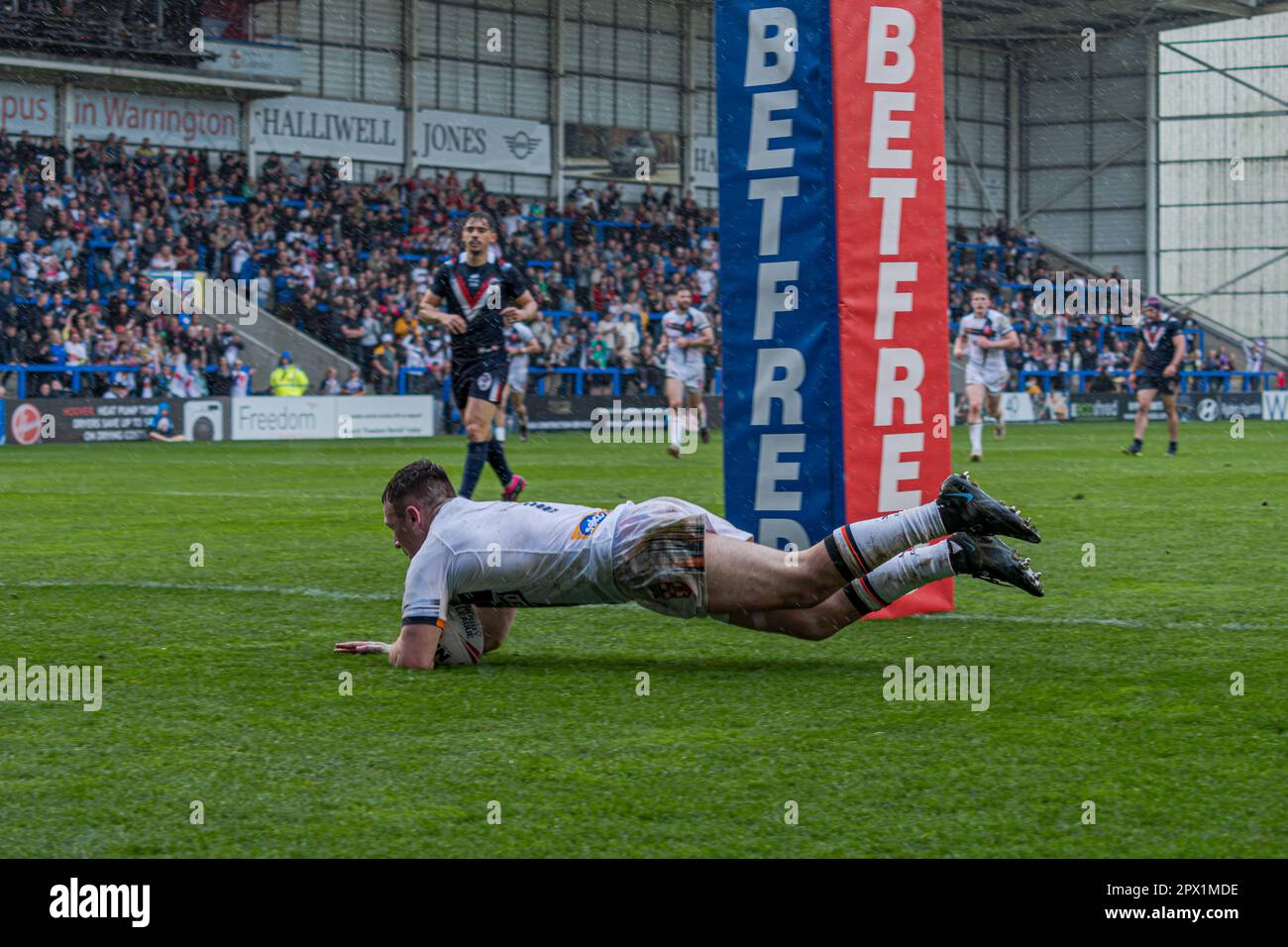 Halliwell Jones Stadium, Warrington, England. 29th April 2023. England ...