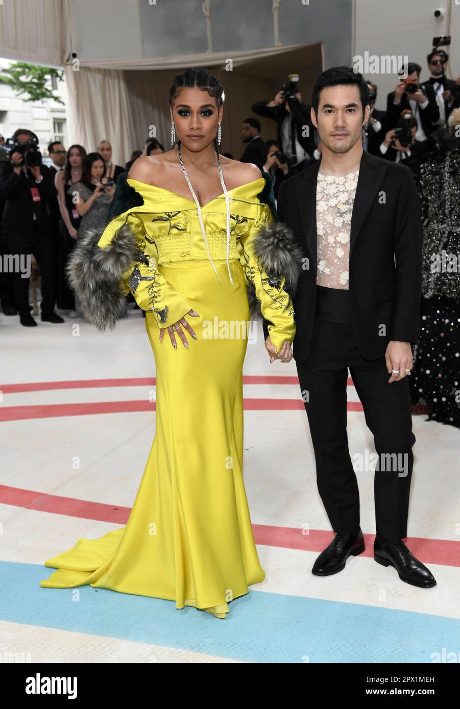 Ariana DeBose, left, and Joseph Altuzarra attend The Metropolitan ...