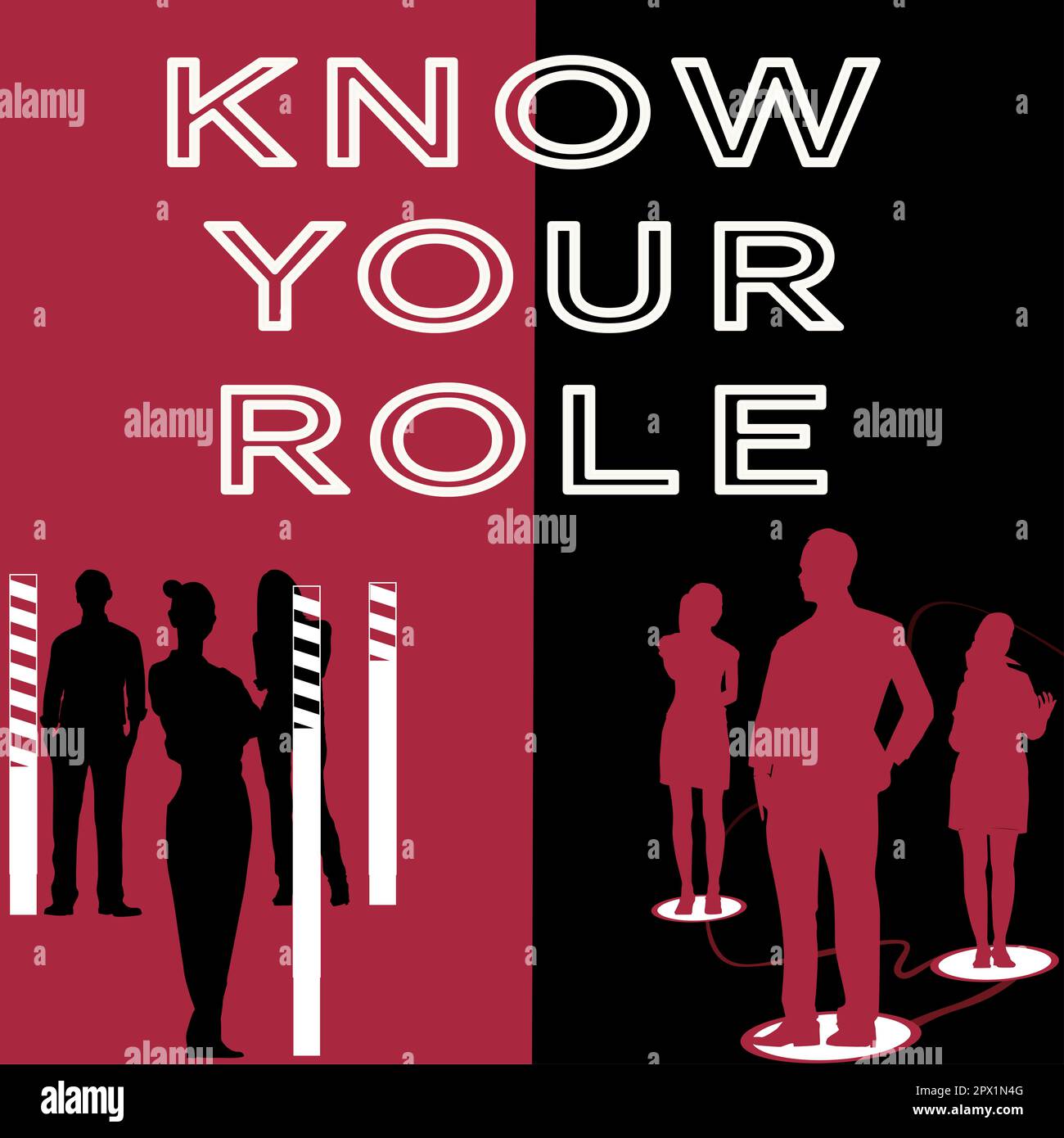 Inspiration showing sign Know Your Role, Business showcase Be clear of ...