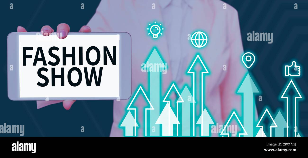 Conceptual display Fashion Show, Business approach exibition that ...