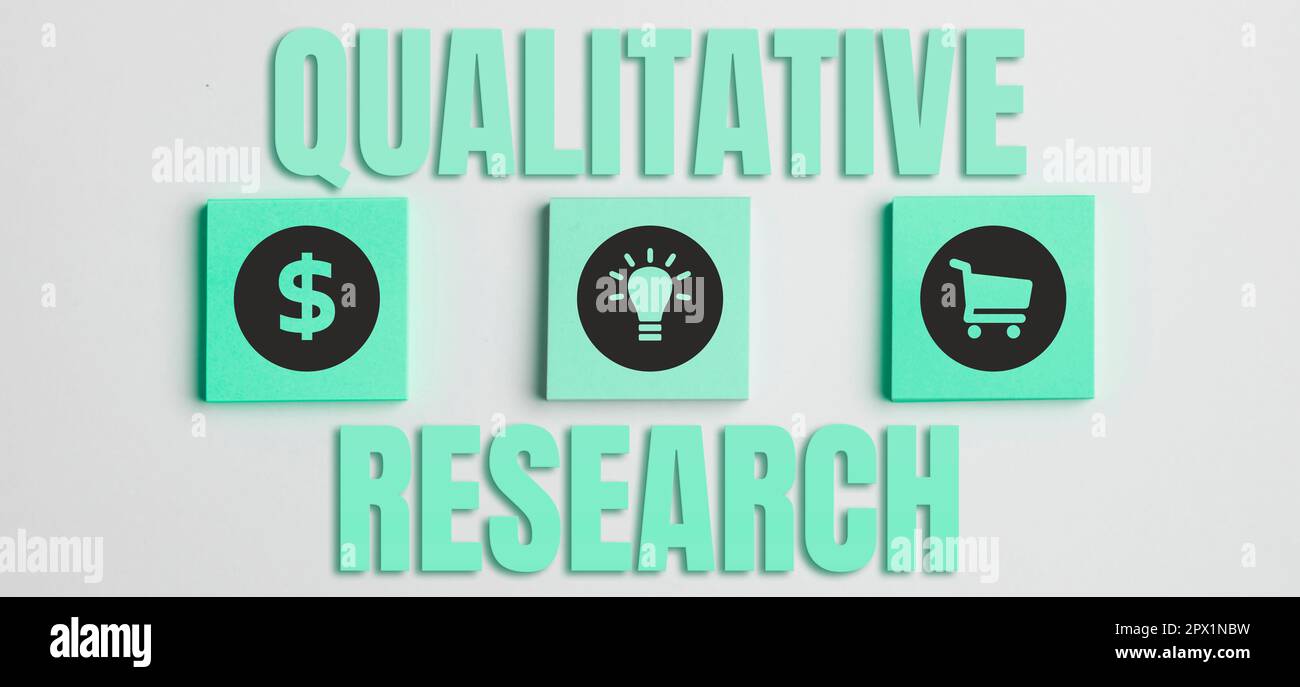 Hand writing sign Qualitative Research, Conceptual photo Certified to ...