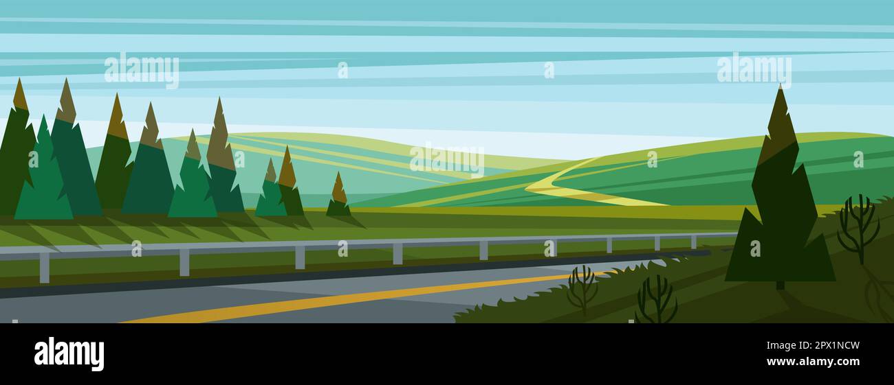 Road Clip Art Sideways View