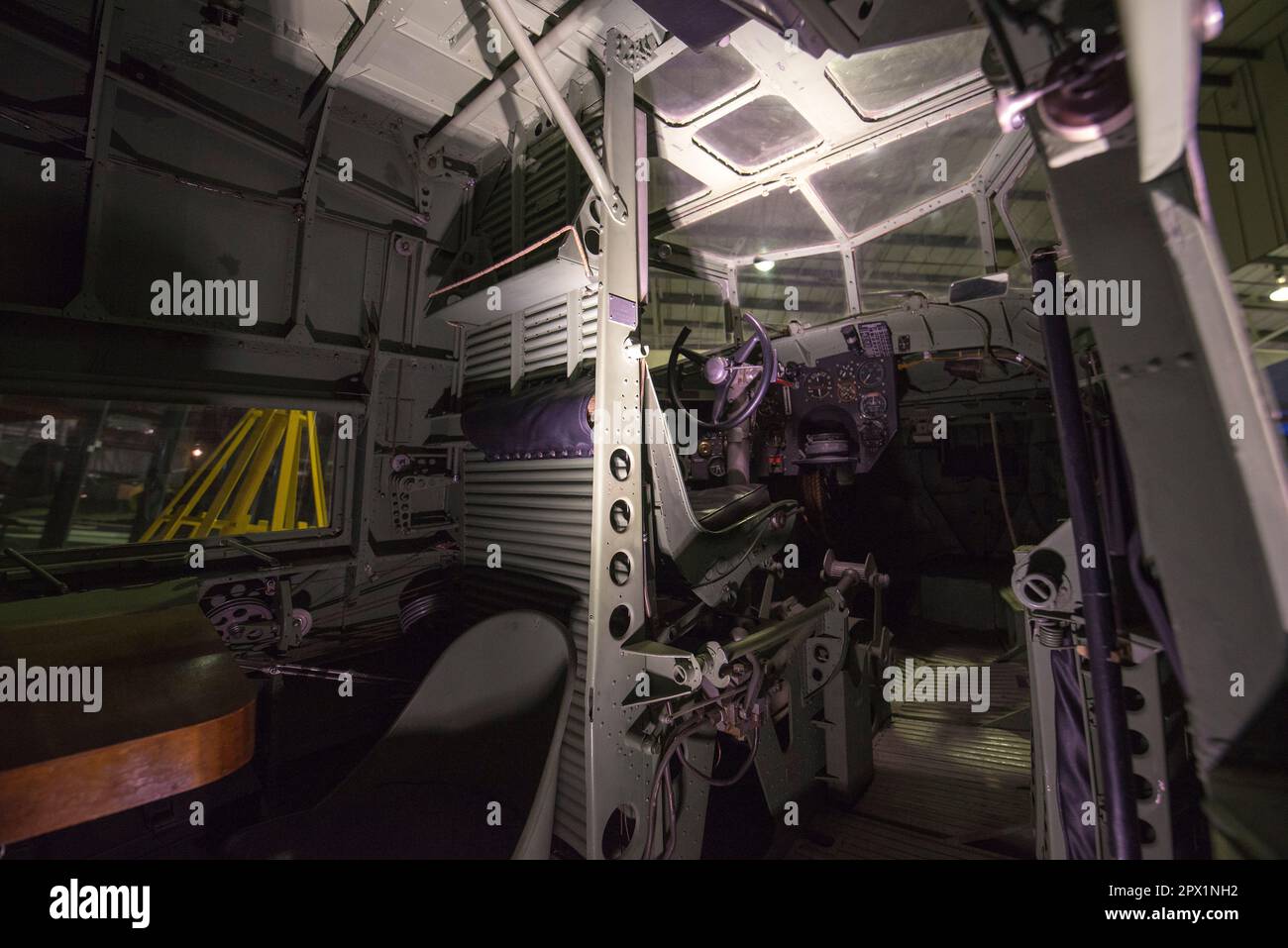 Supermarine Seagull cockpit interior Stock Photo - Alamy