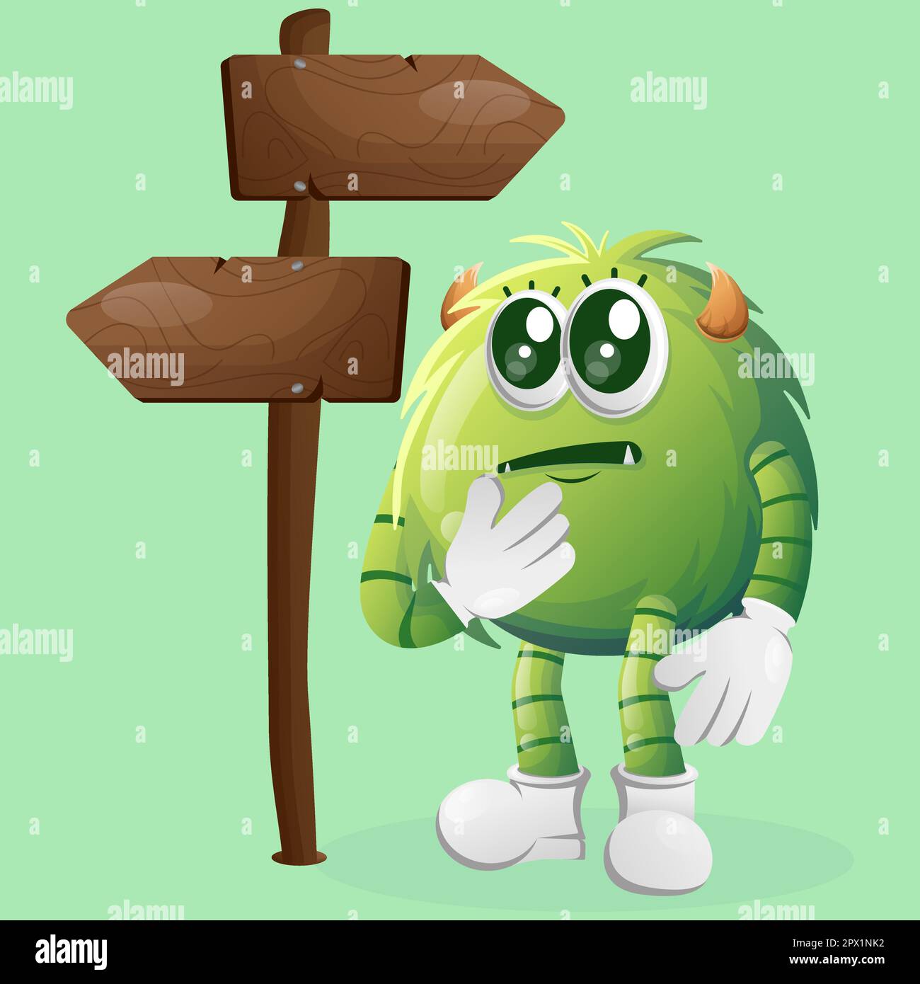 Cartoon making choice hi-res stock photography and images - Alamy