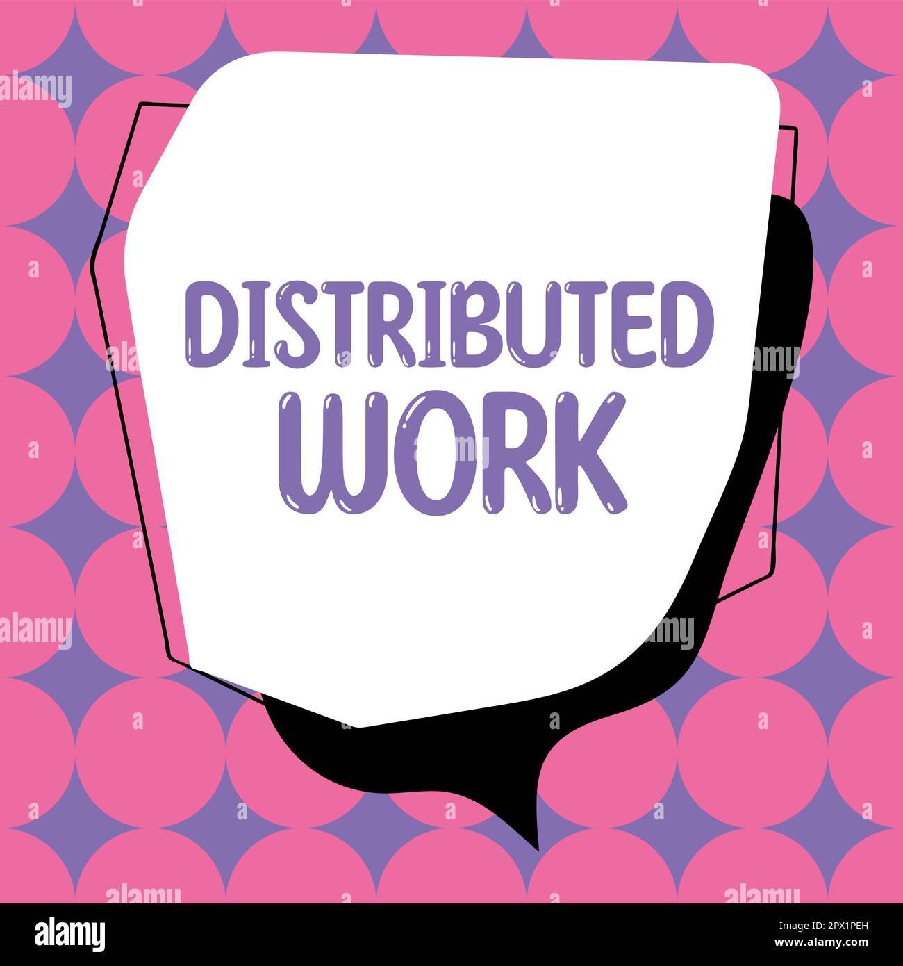 Conceptual Caption Distributed Work Word Written On Practiced By Enterprises Using Network