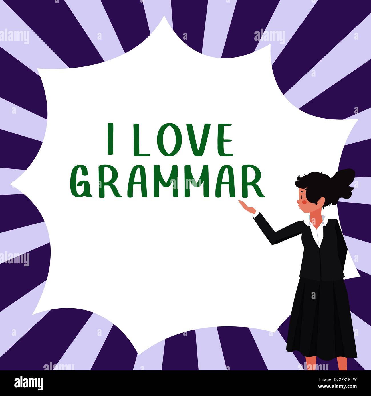 Inspiration showing sign I Love Grammar, Internet Concept act of ...