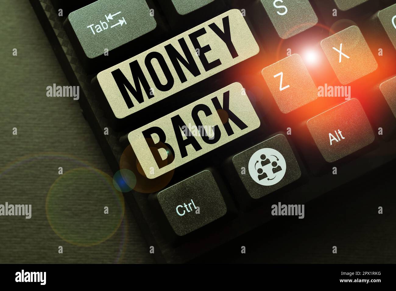 Text caption presenting Money Back, Business idea get what you paid in ...