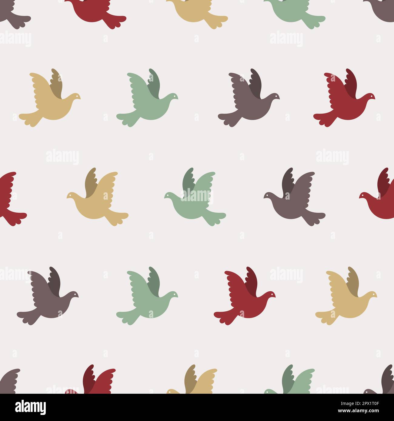 Seamless doves pattern. Vector simple background Stock Vector Image ... Seamless doves pattern. Vector simple background Stock Vector Image ...