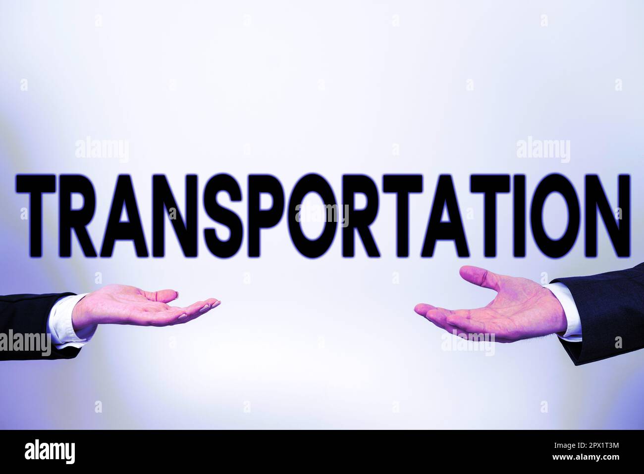 Hand writing sign Transportation, Concept meaning Means of transporting ...