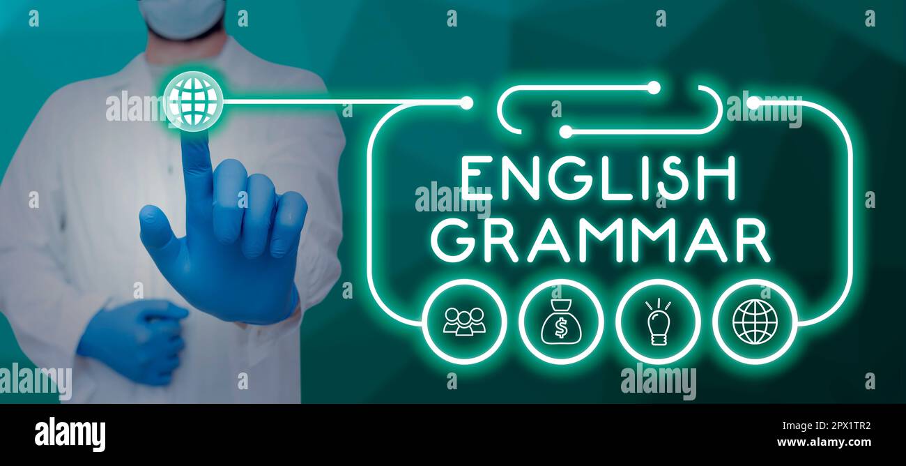 Conceptual caption English Grammar, Business concept courses cover all ...