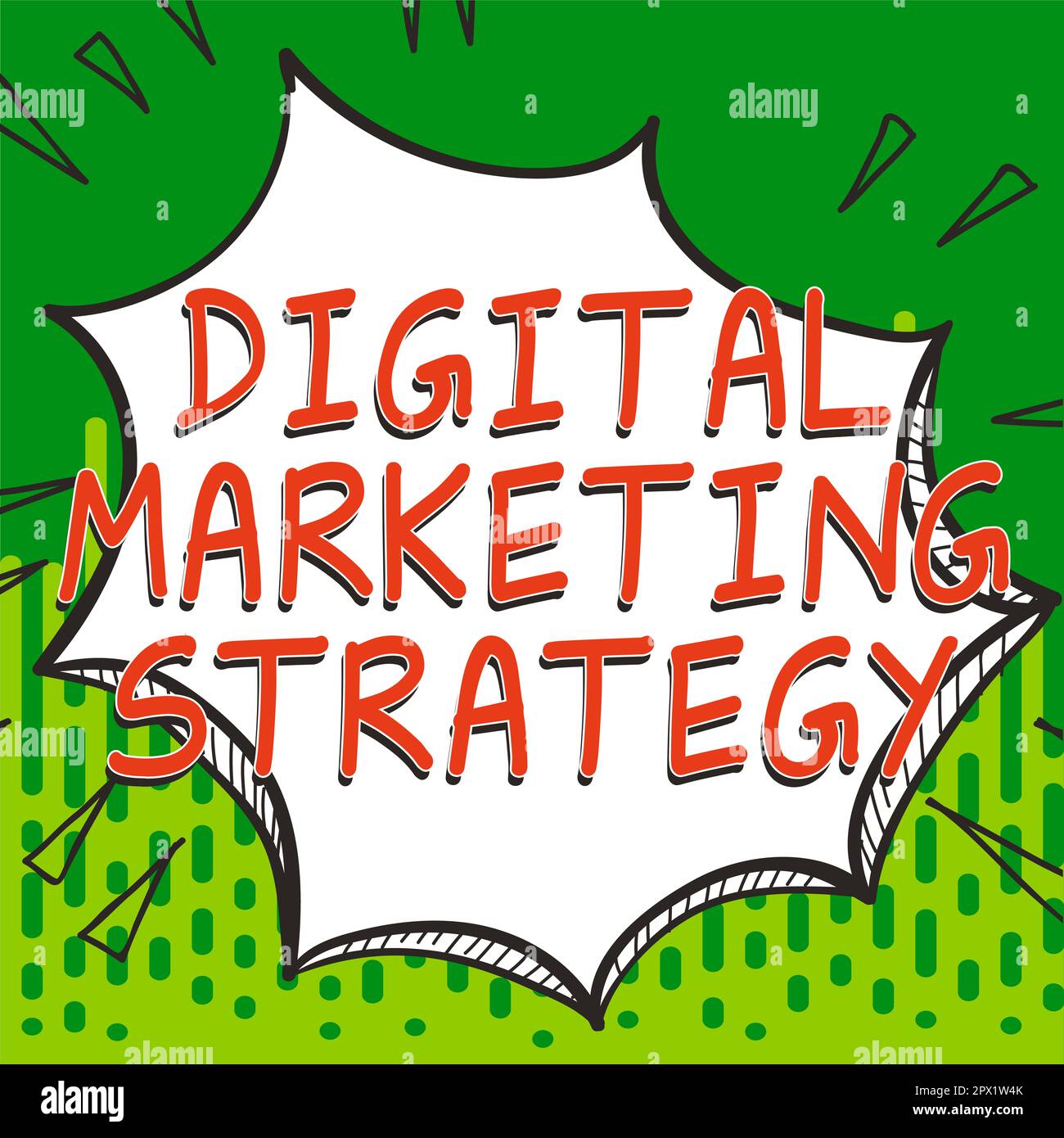Sign displaying Digital Marketing Strategy, Business concept services ...