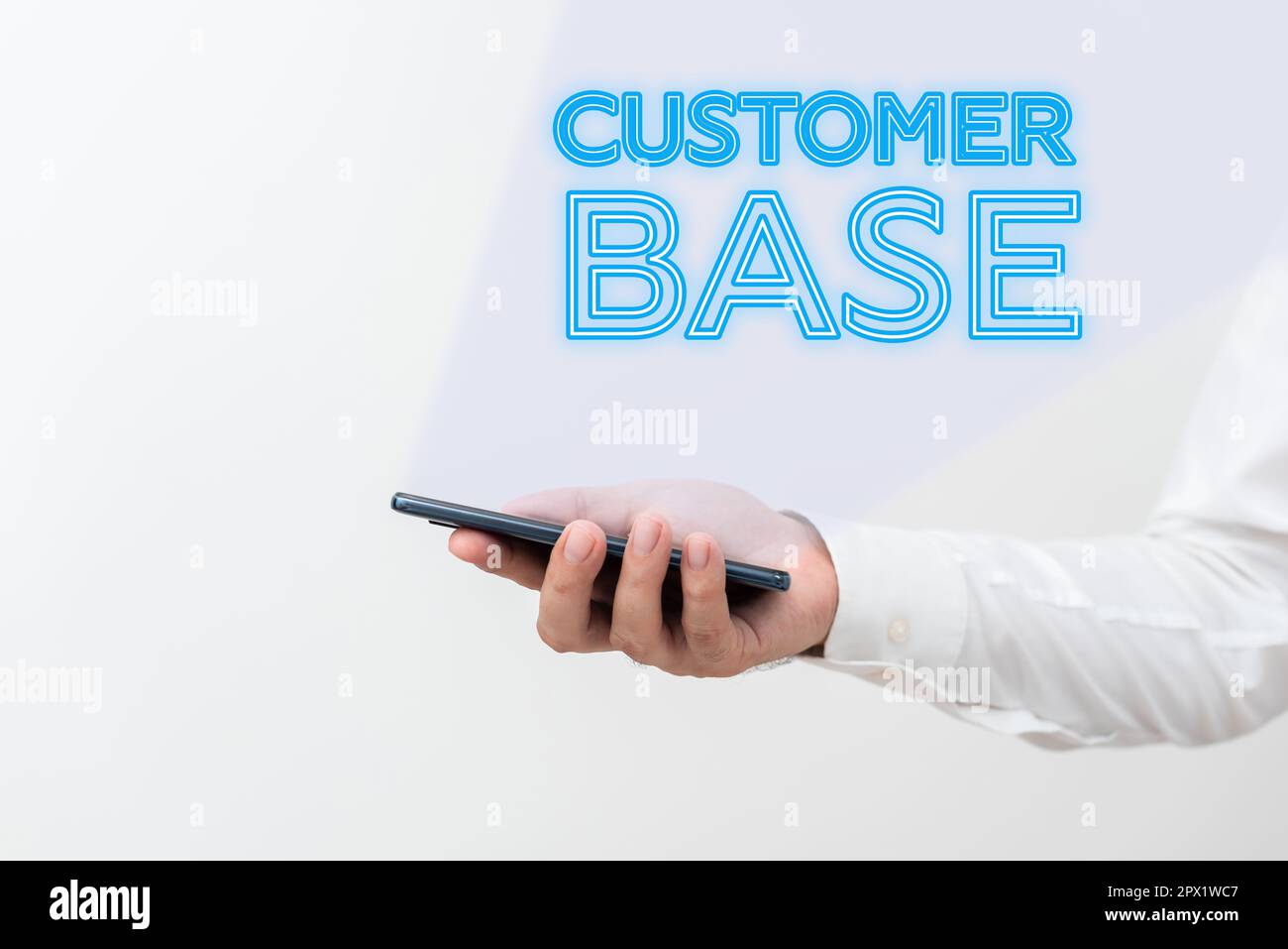 Text showing inspiration Customer Base, Word Written on encourage ...