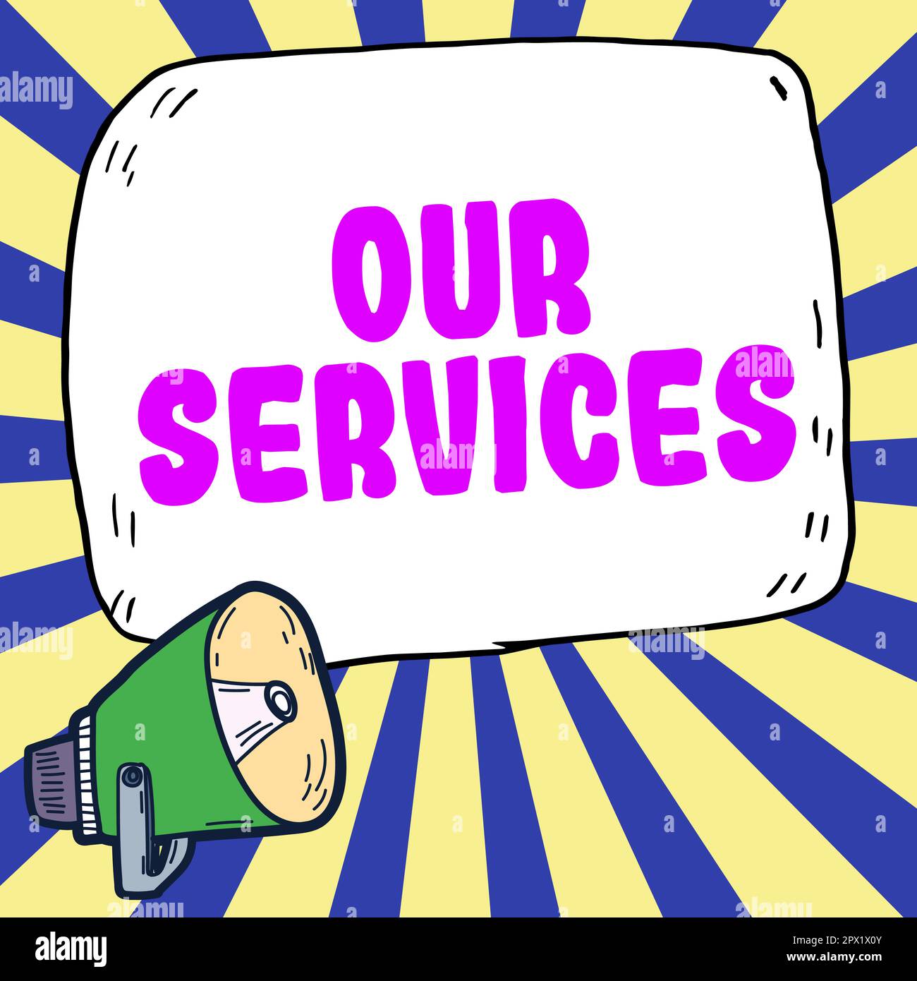 Inspiration showing sign Our Services, Business concept The occupation ...