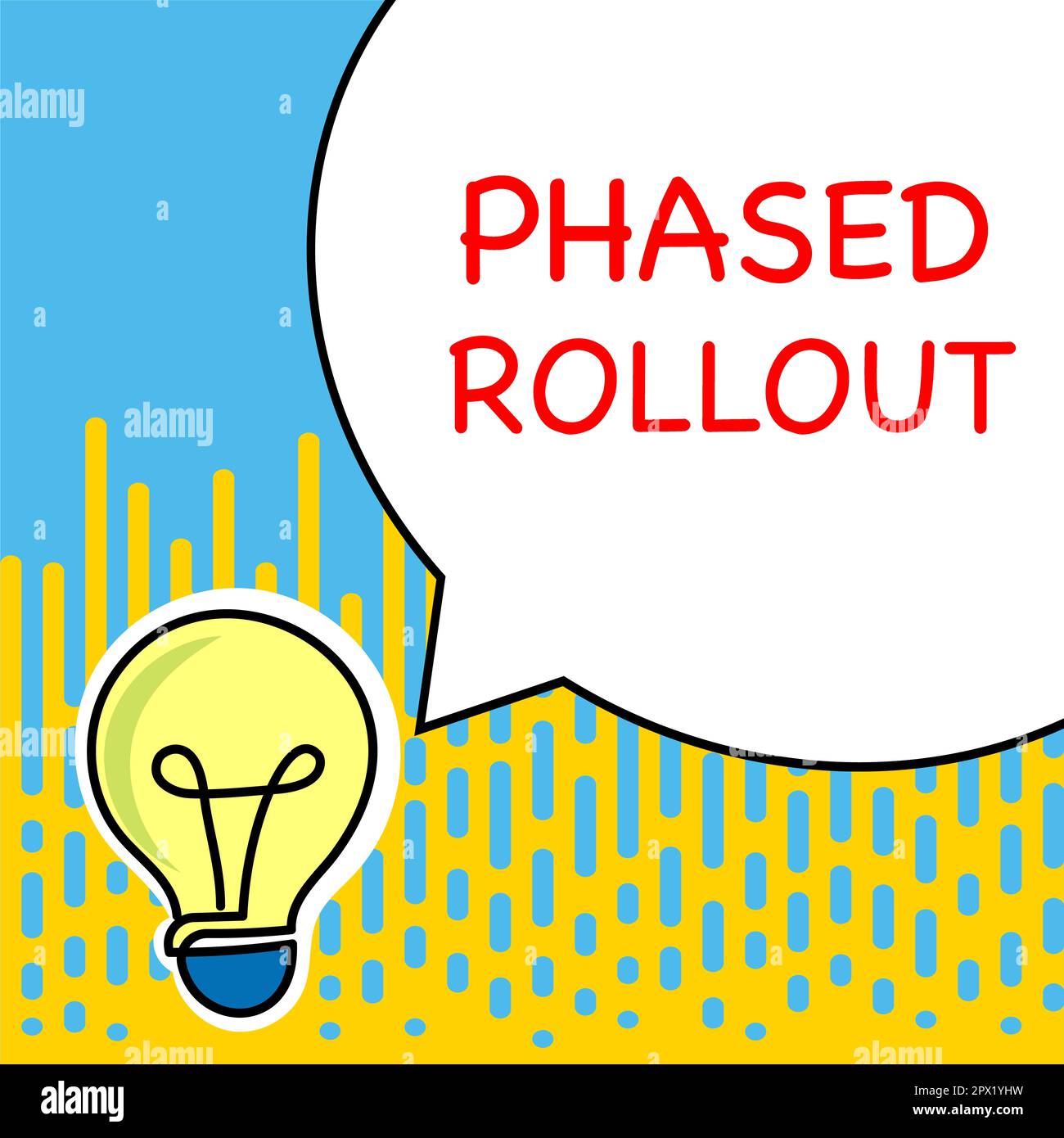 Text sign showing Phased Rollout, Business overview the practice of prescription drug ...