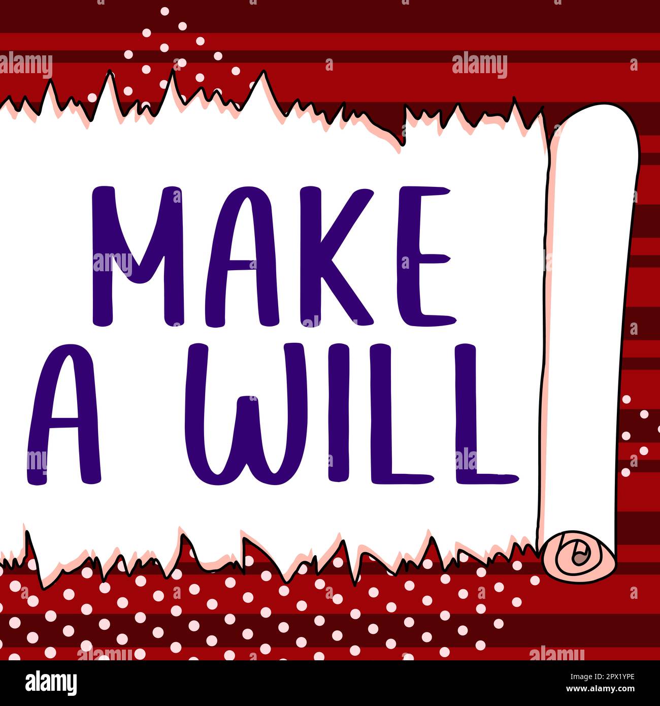 Conceptual caption Make A Will, Word Written on Prepare a legal ...