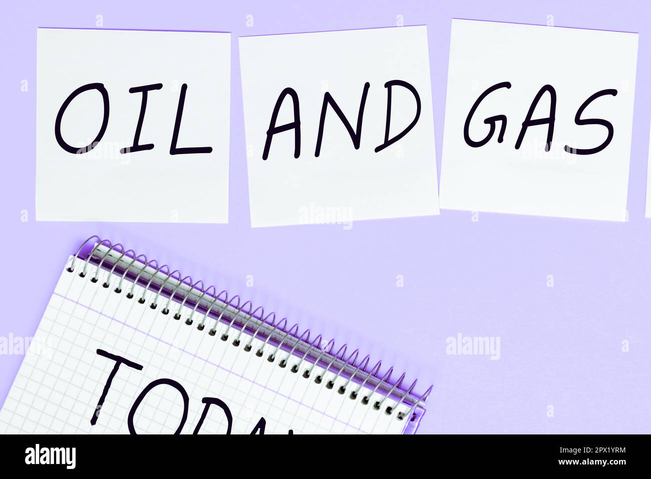 Handwriting text Oil And Gas, Internet Concept Exploration Extraction ...