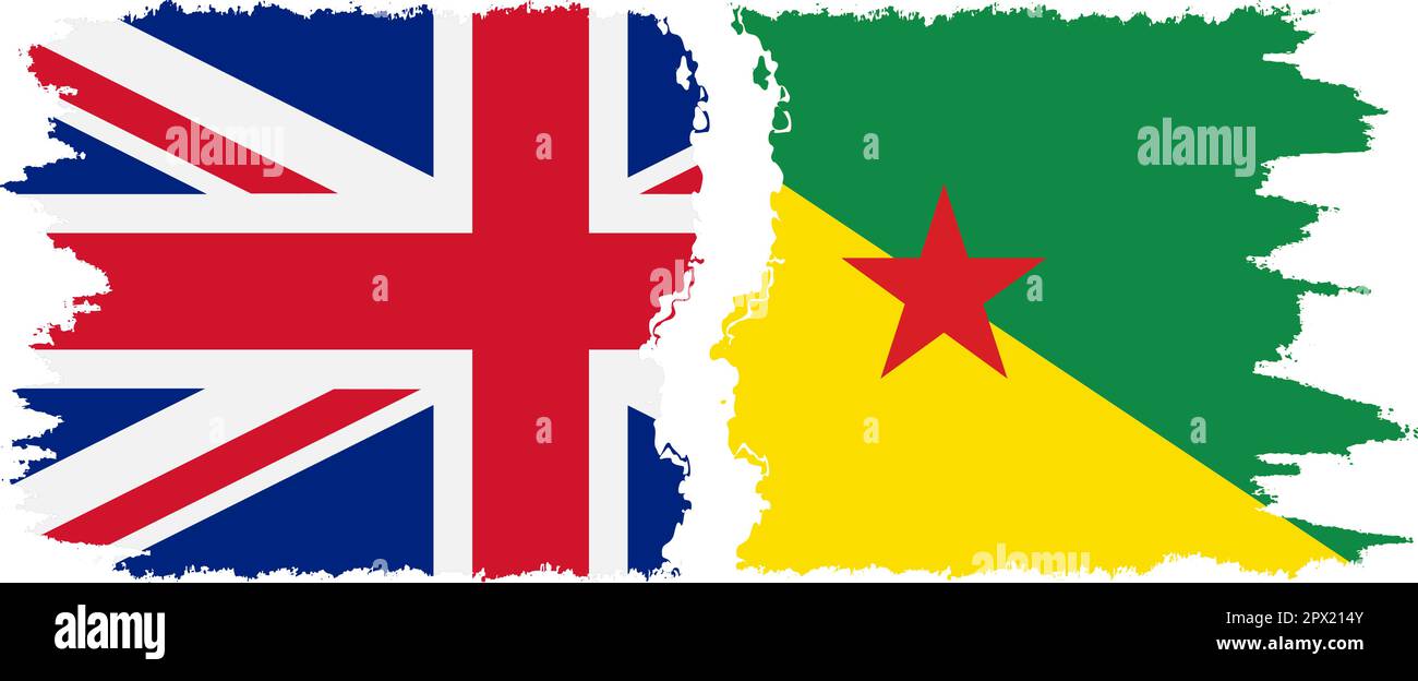 British and french flags Cut Out Stock Images & Pictures - Alamy